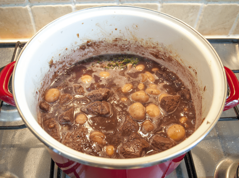 Braised Beef Rump in Red Wine - TheYumYumClub